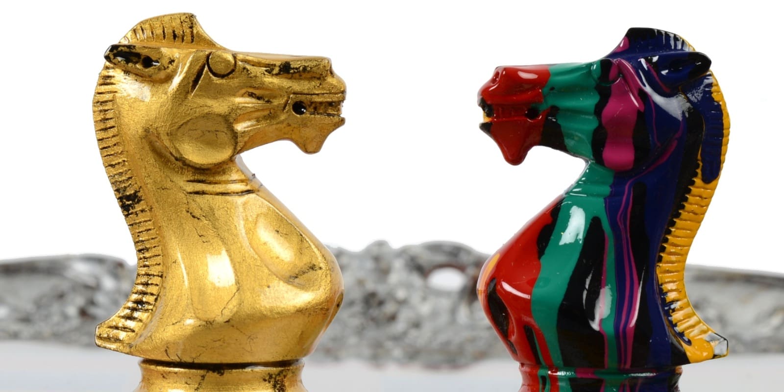 More Or Less III (Duck) Chess Set - Purling