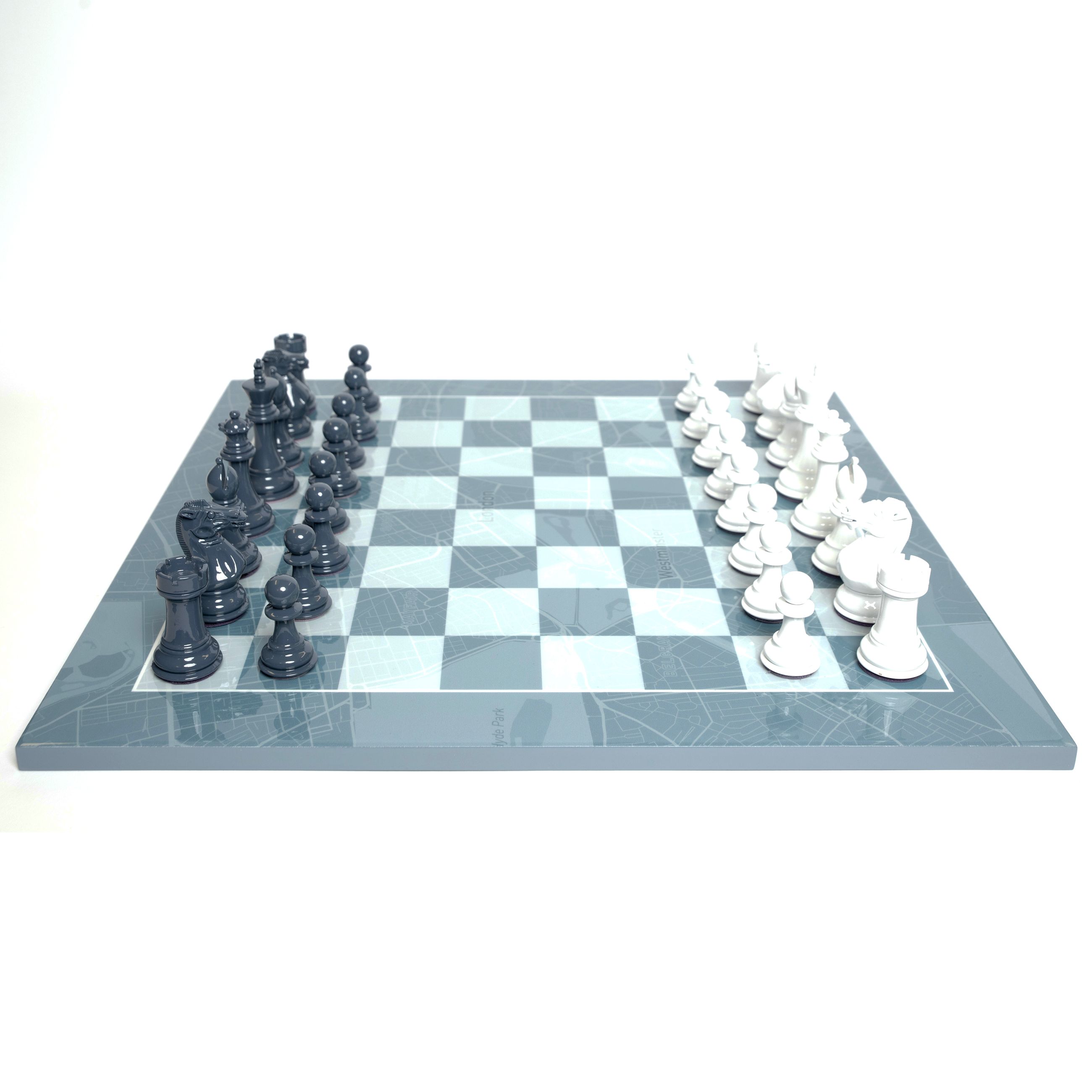 Map of London chess set - Purling