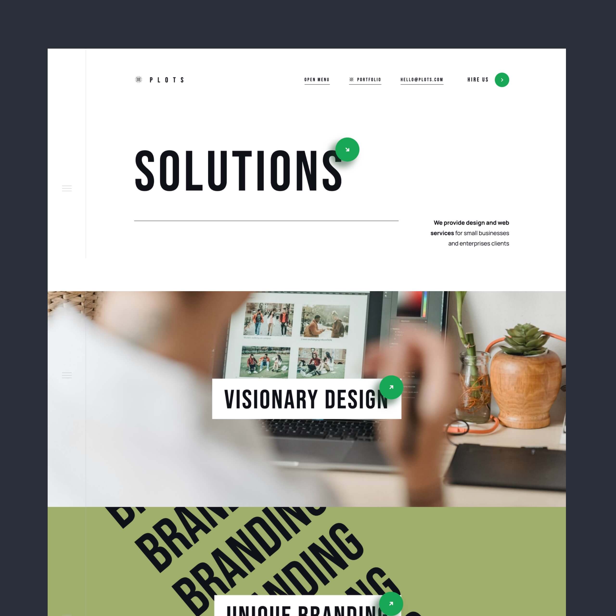 Plots - Agency & Portfolio Webflow CMS website template