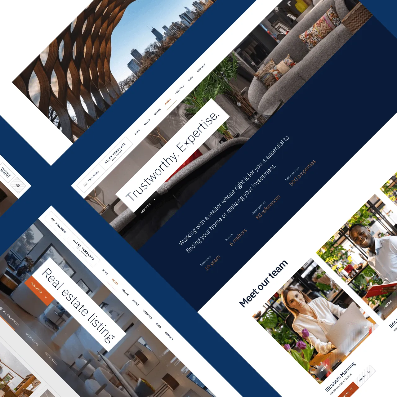Alley - Real Estate Webflow CMS website template