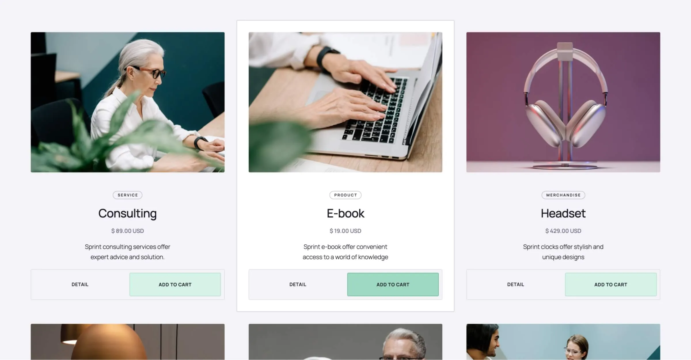 Sprint - UI Kit Library Webflow CMS website template