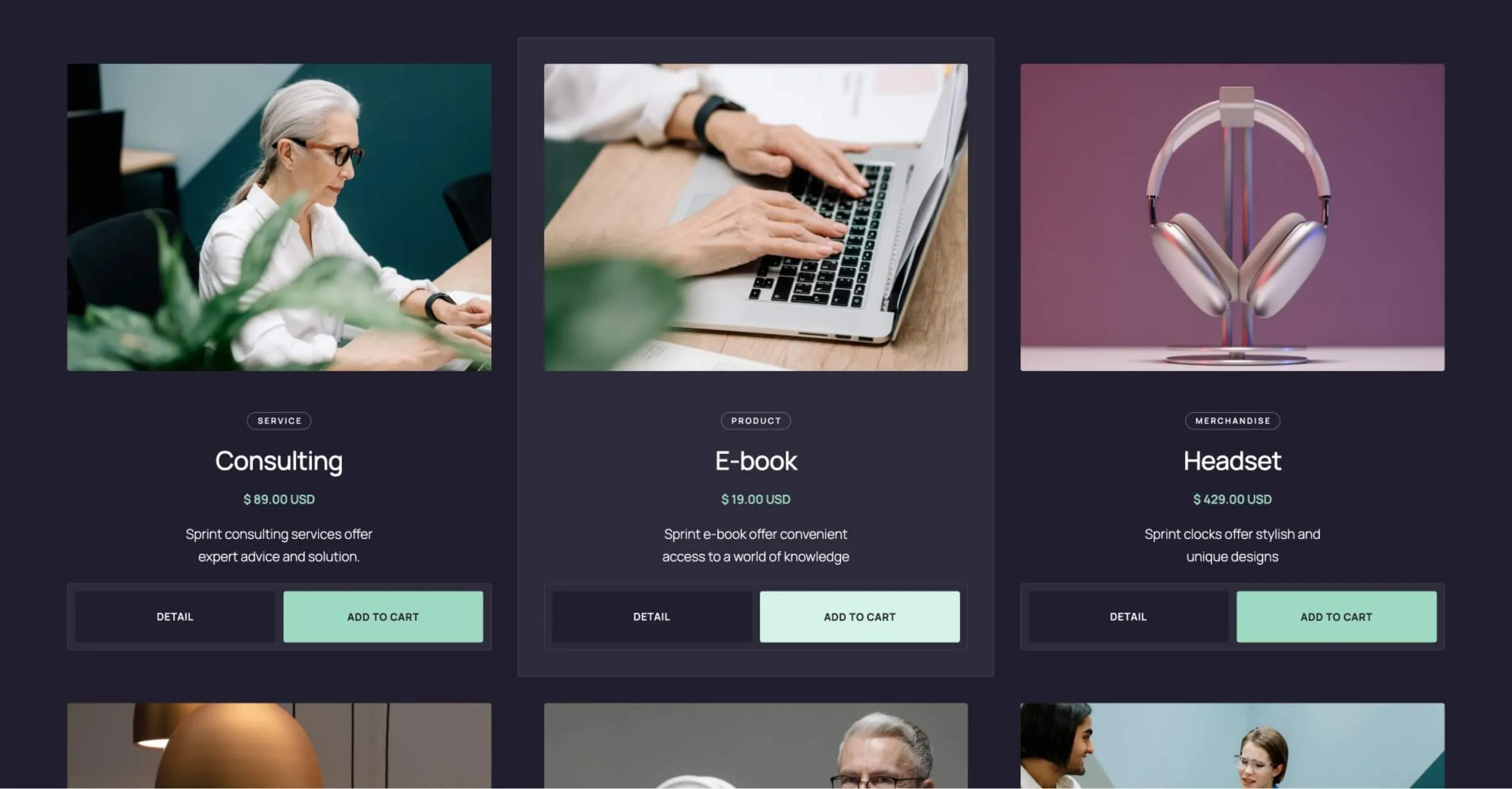 Sprint - UI Kit Library Webflow CMS website template