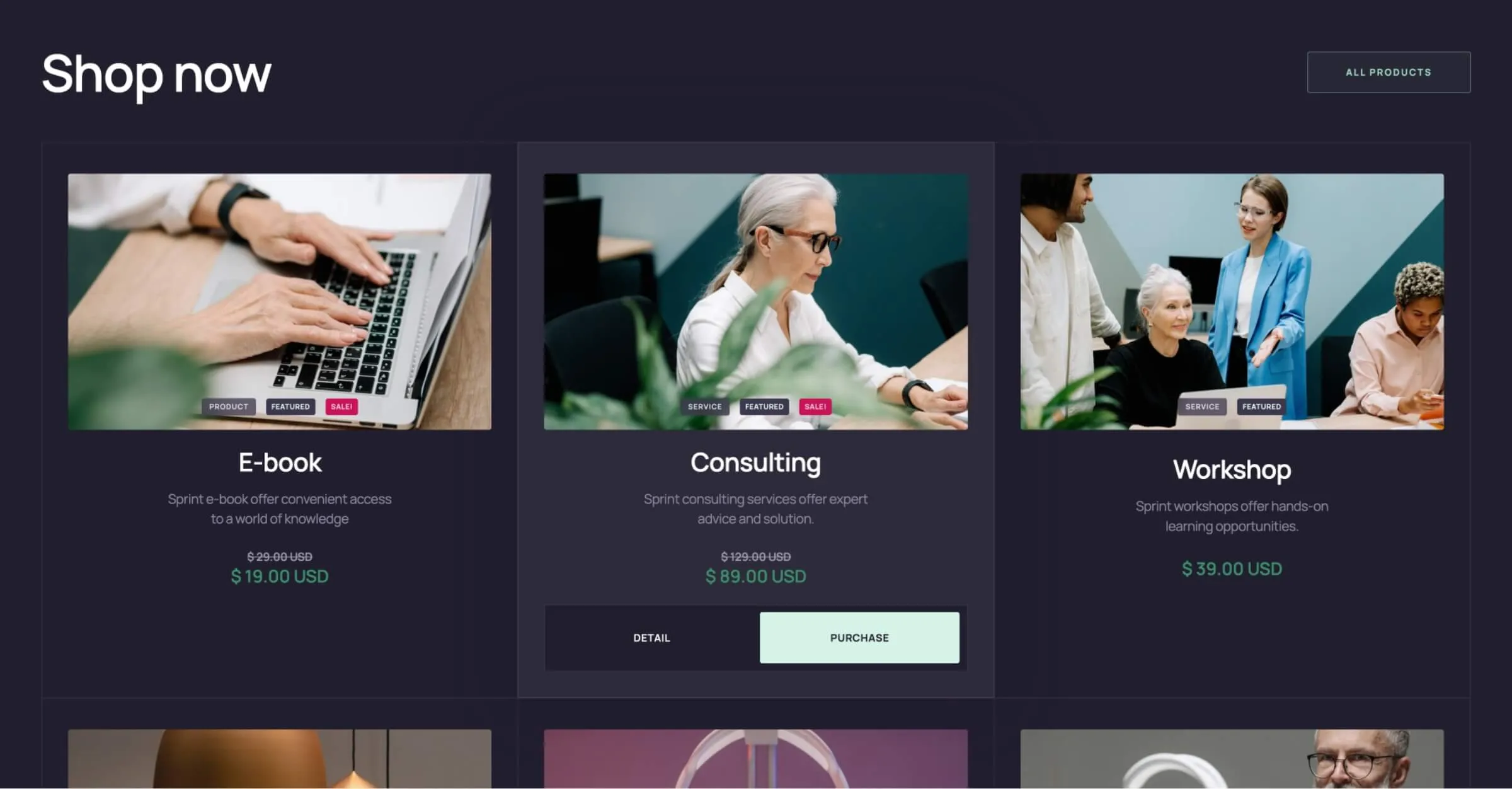 Sprint - UI Kit Library Webflow CMS website template