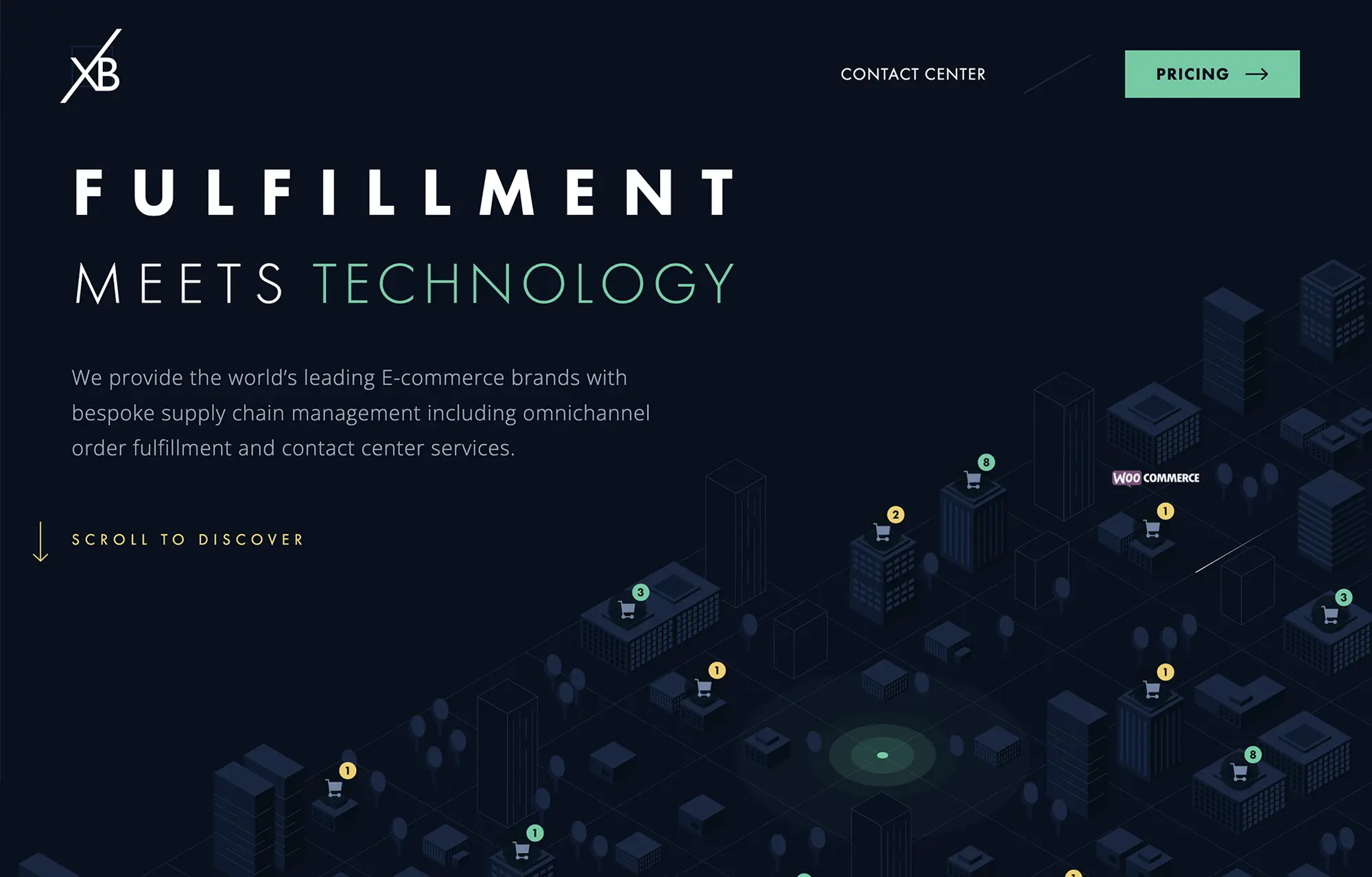 Webflow Project for XB Fulfillment