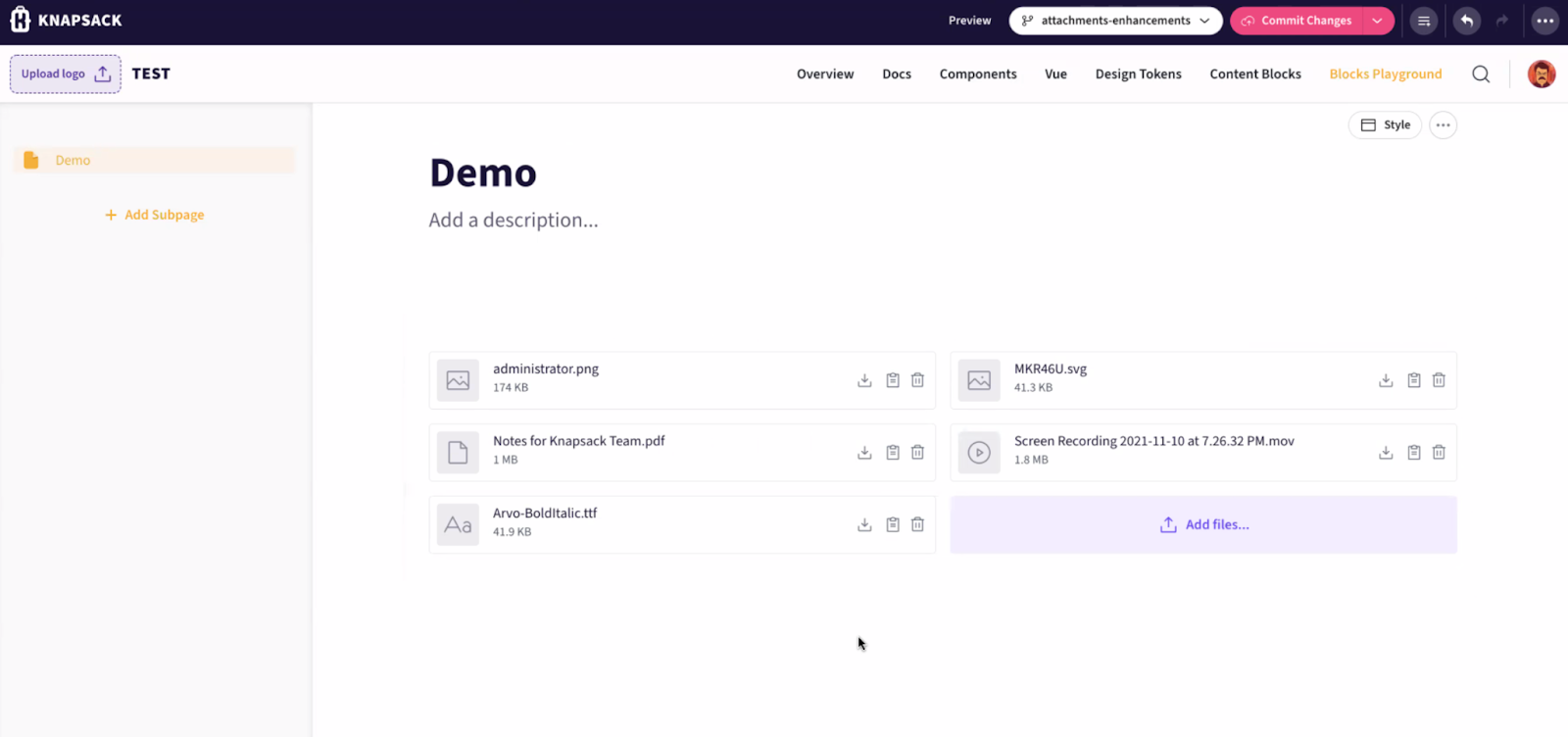 Product updates: building a more flexible design system manager | Knapsack