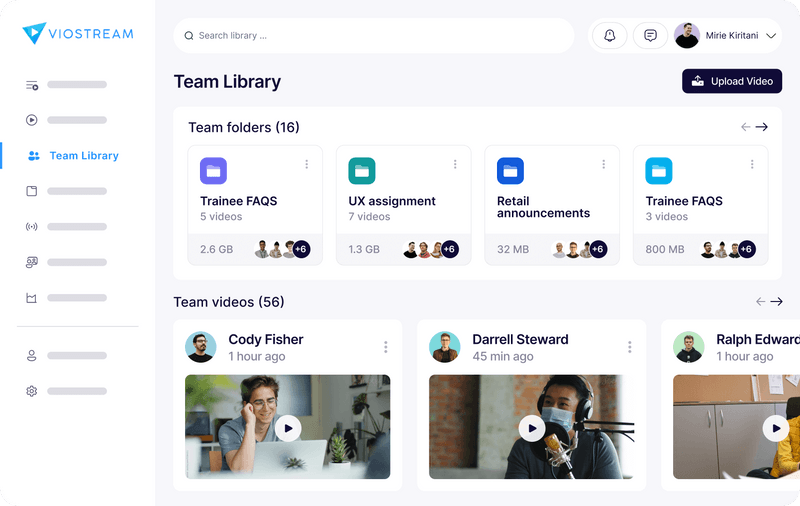 Video Content Management System - Viostream