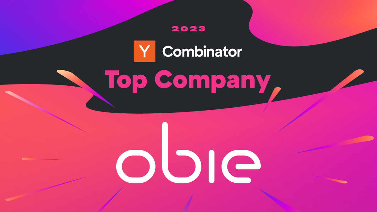 Obie Announced as Top Private Y-Combinator Company