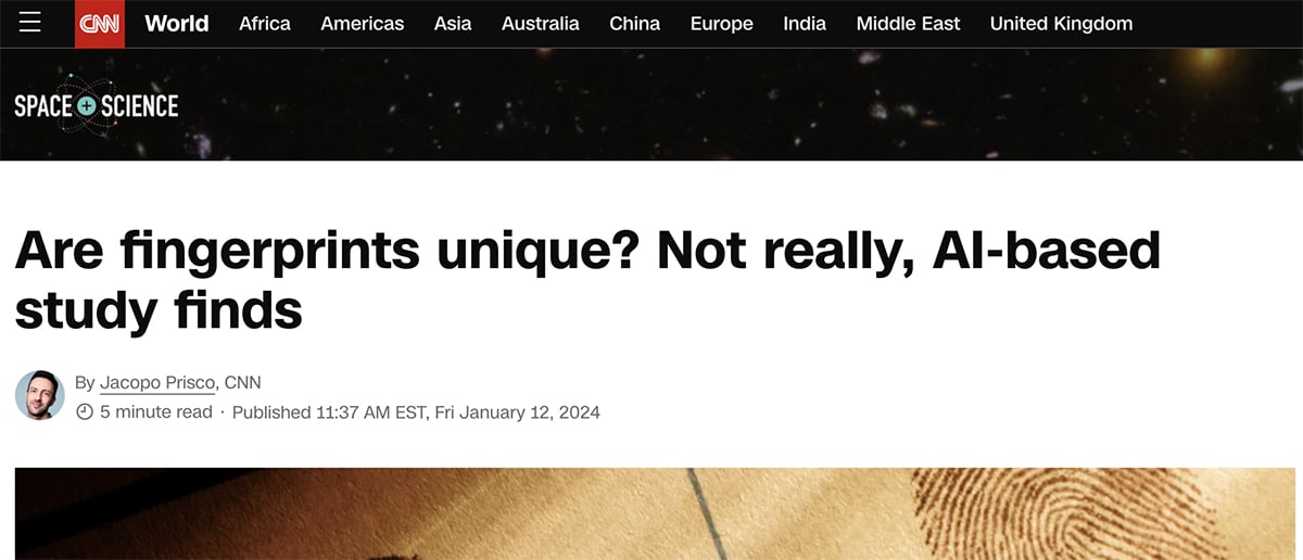 What Is a Fingerprint? Let’s Get to the Bottom of It