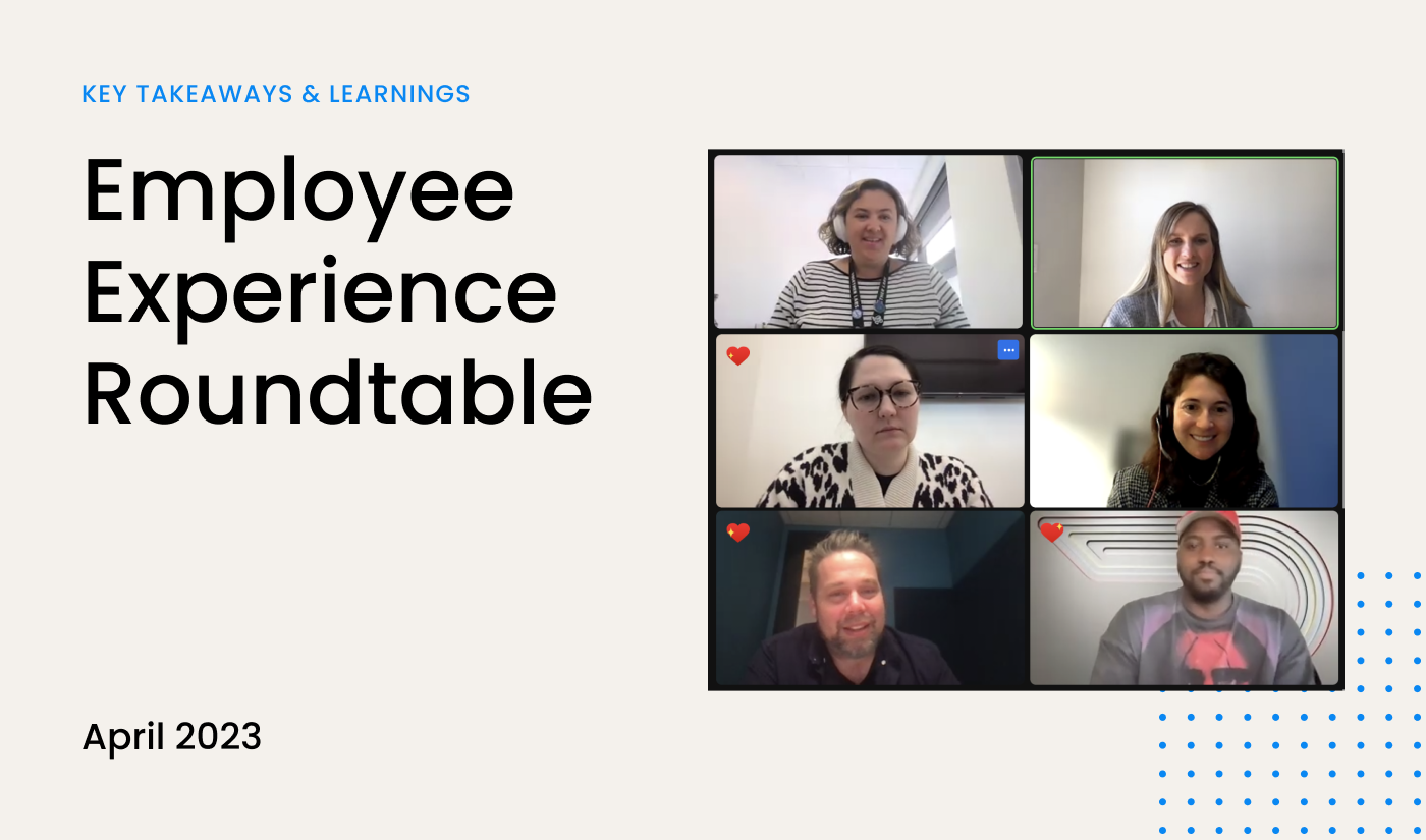 Epoch | Employee Experience Roundtable | April 2023 🌟