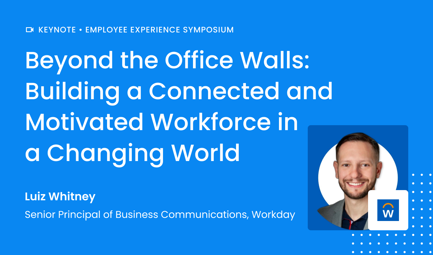 Epoch | [Keynote] Beyond the Office Walls: Building a Connected and ...