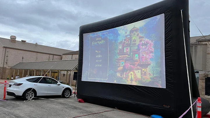 Outdoor Inflatable Movie Screen Rental