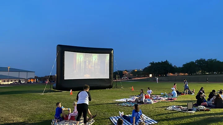 Outdoor Inflatable Movie Screen Rental
