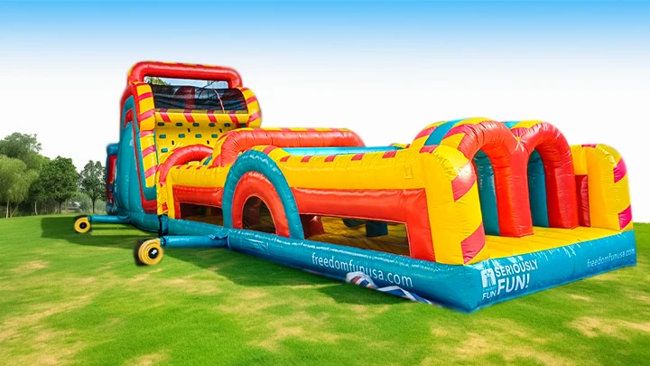 Inflatable Obstacle Course Rentals | Freedom FUN USA