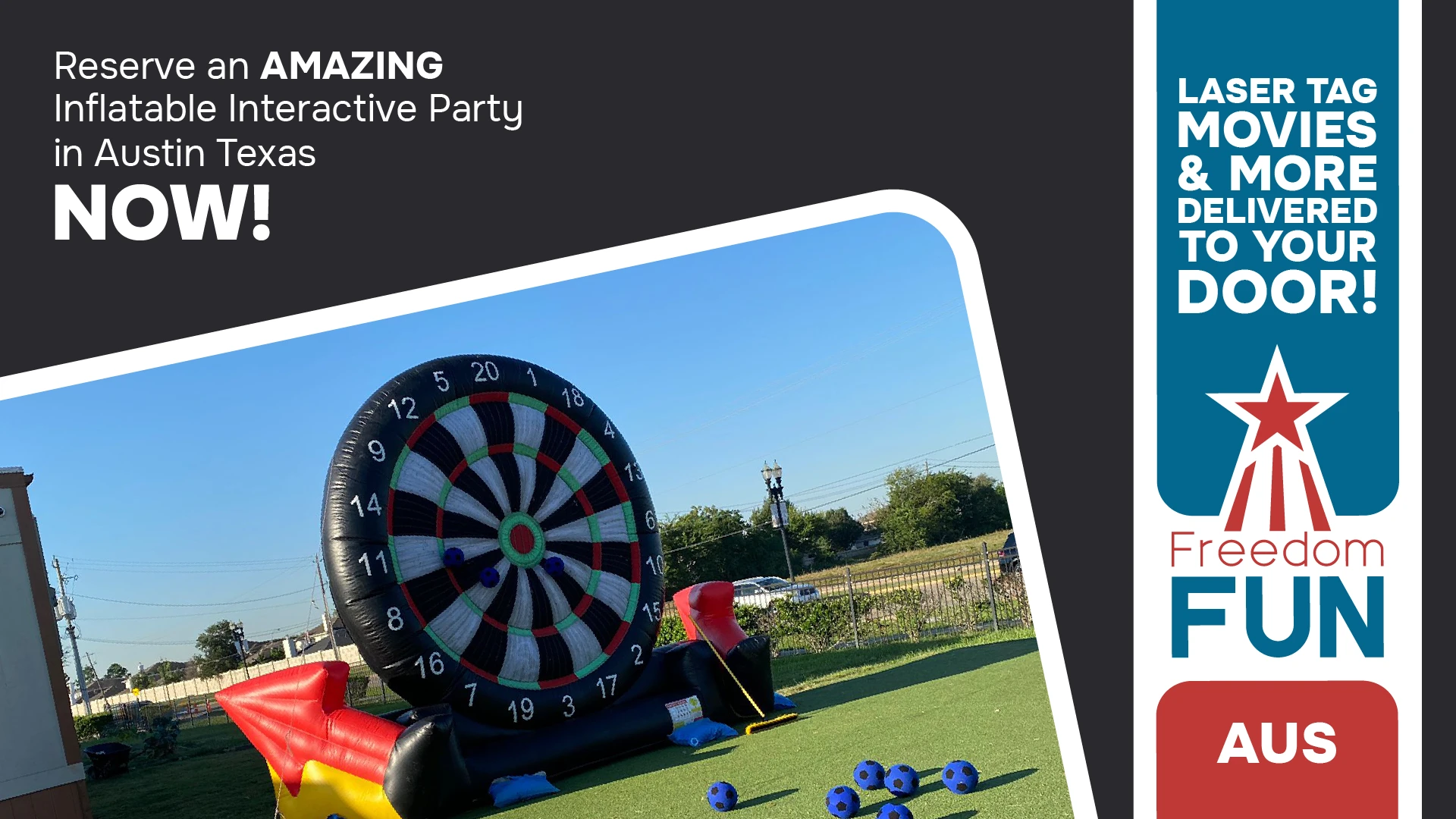 Inflatable Interactive Game Rentals in Austin, TX | Freedom FUN USA