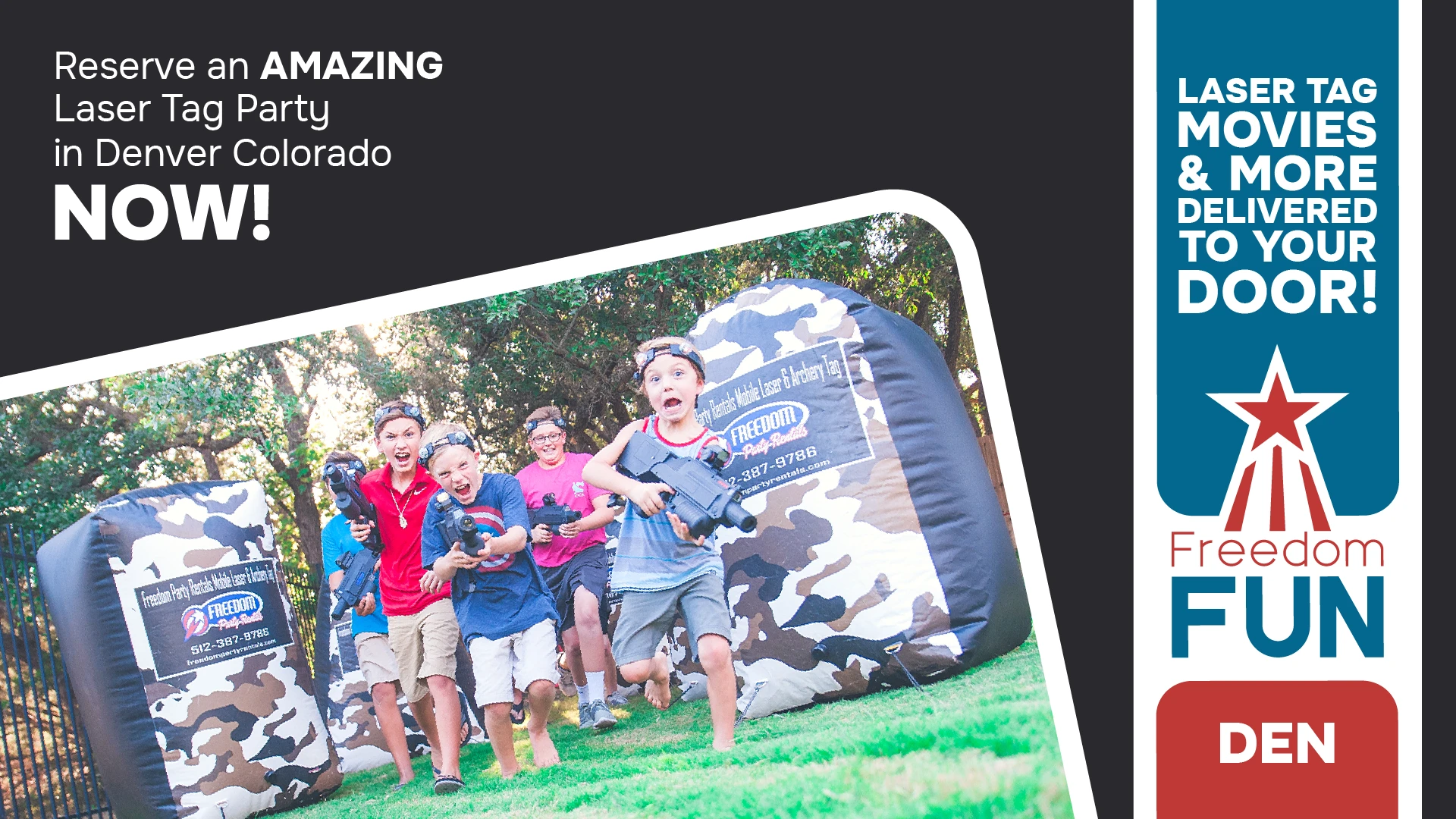 Laser Tag Equipment Rentals in Denver, CO | Freedom FUN USA