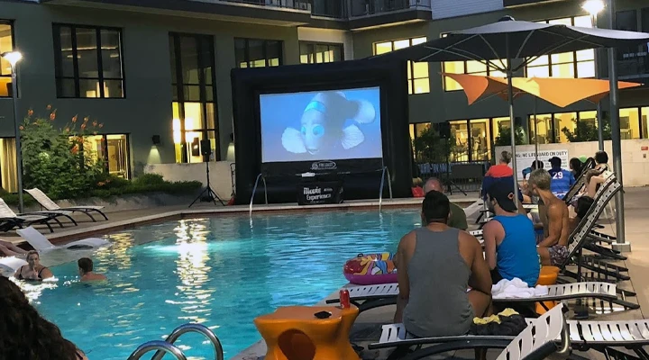 Outdoor Inflatable Movie Screen Rental