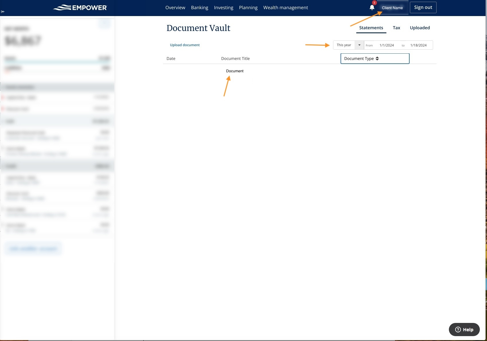 How to Download Your Empower (Personal Capital) Account Statements