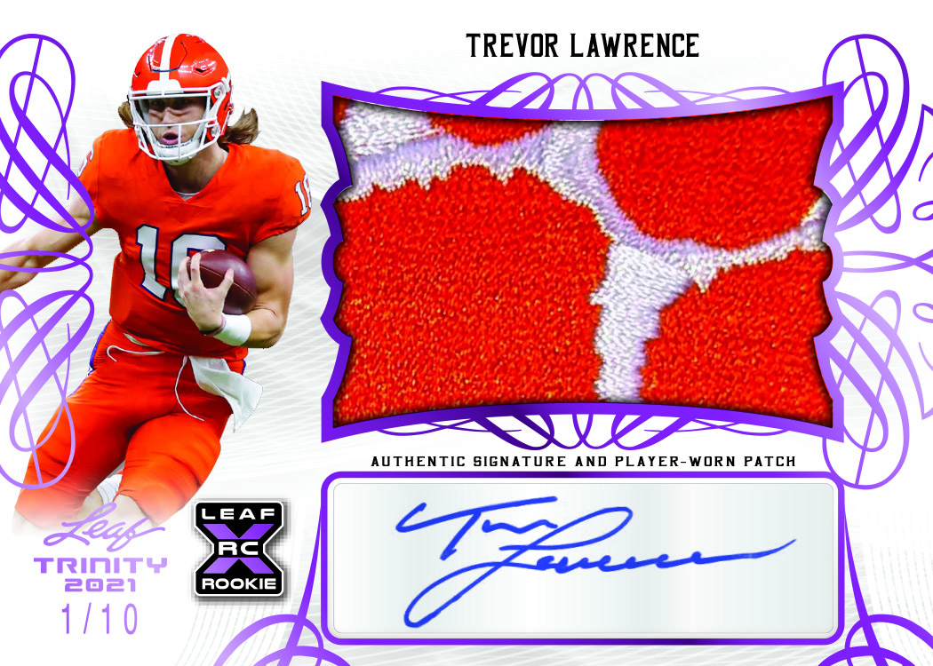 2021 Leaf Trinity Football - Leaf Trading Cards