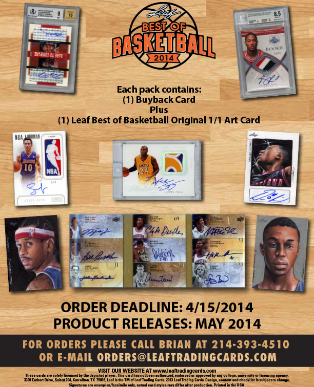 2014 Leaf Best of Basketball - Leaf Trading Cards