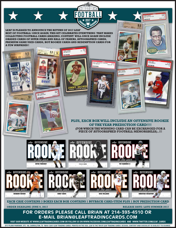 2017 Leaf Best Of Football - Leaf Trading Cards