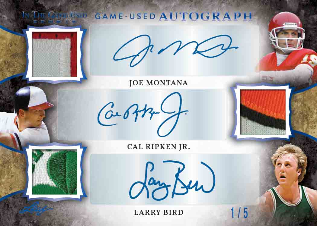2020 Leaf In The Game Used Sports - Leaf Trading Cards
