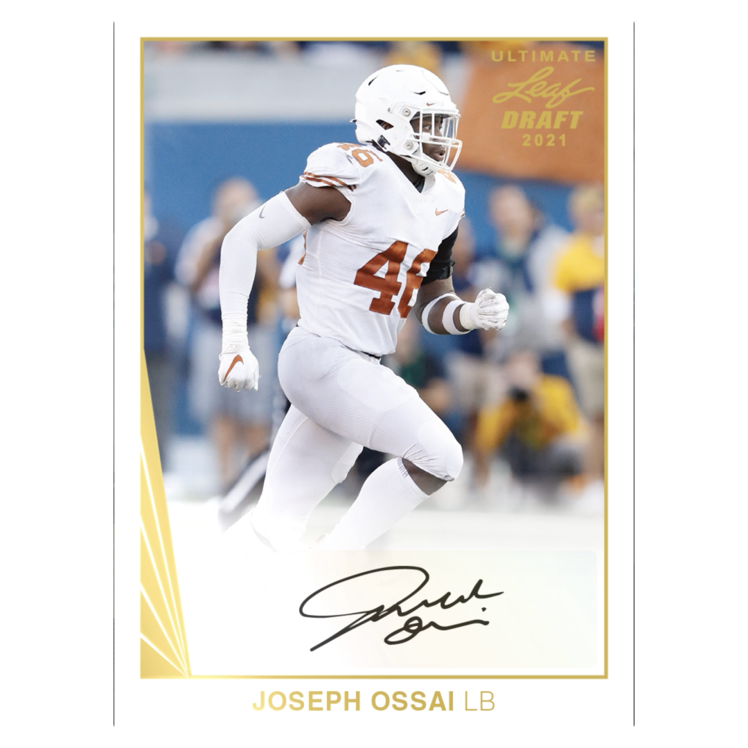 2021 Ultimate Draft Football NFT - Leaf Trading Cards