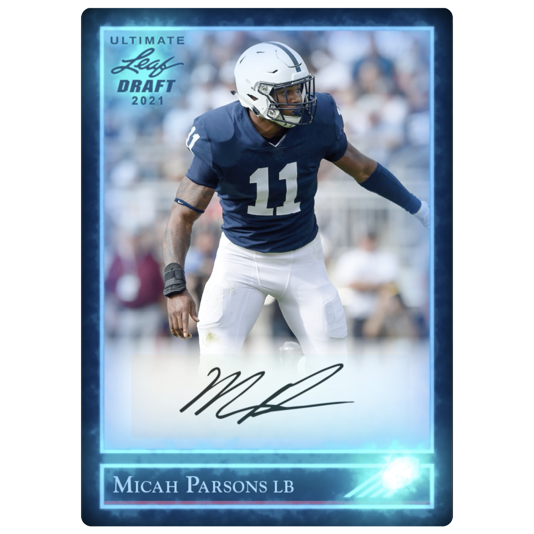 2021 Ultimate Draft Football NFT - Leaf Trading Cards