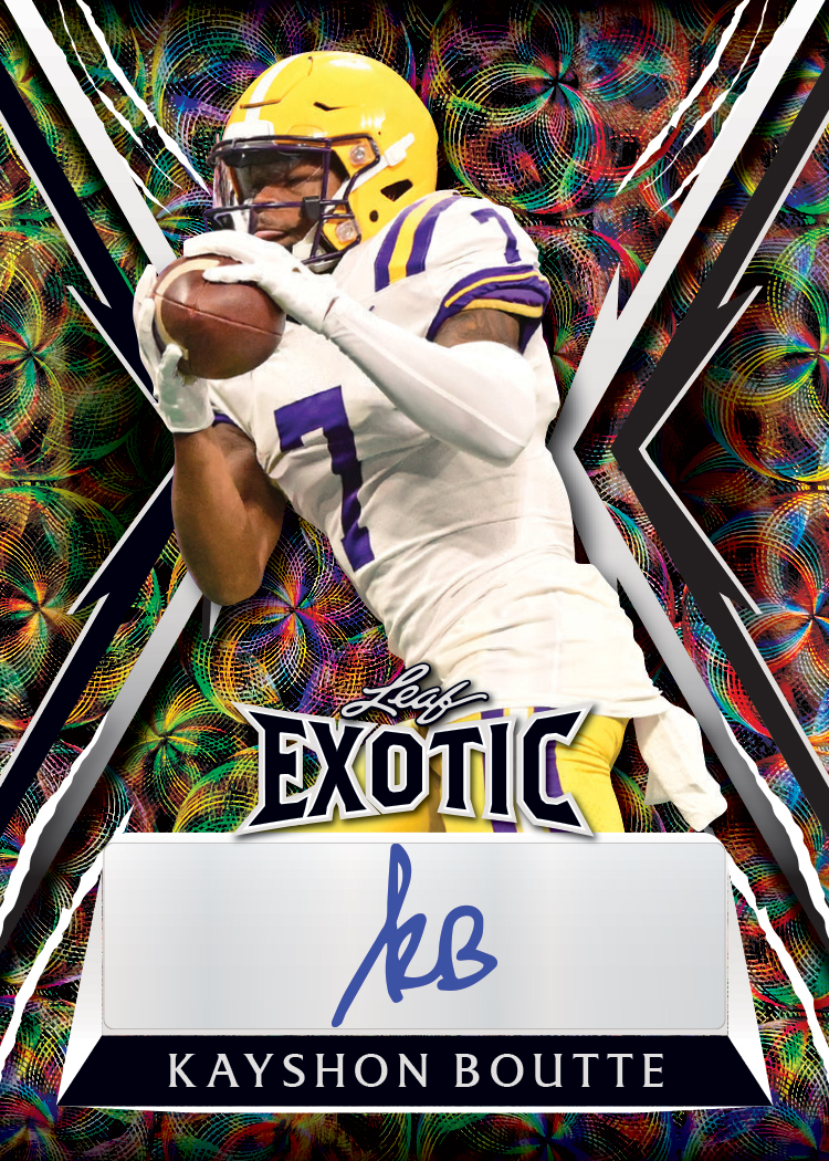 2023 Leaf Exotic Football - Leaf Trading Cards