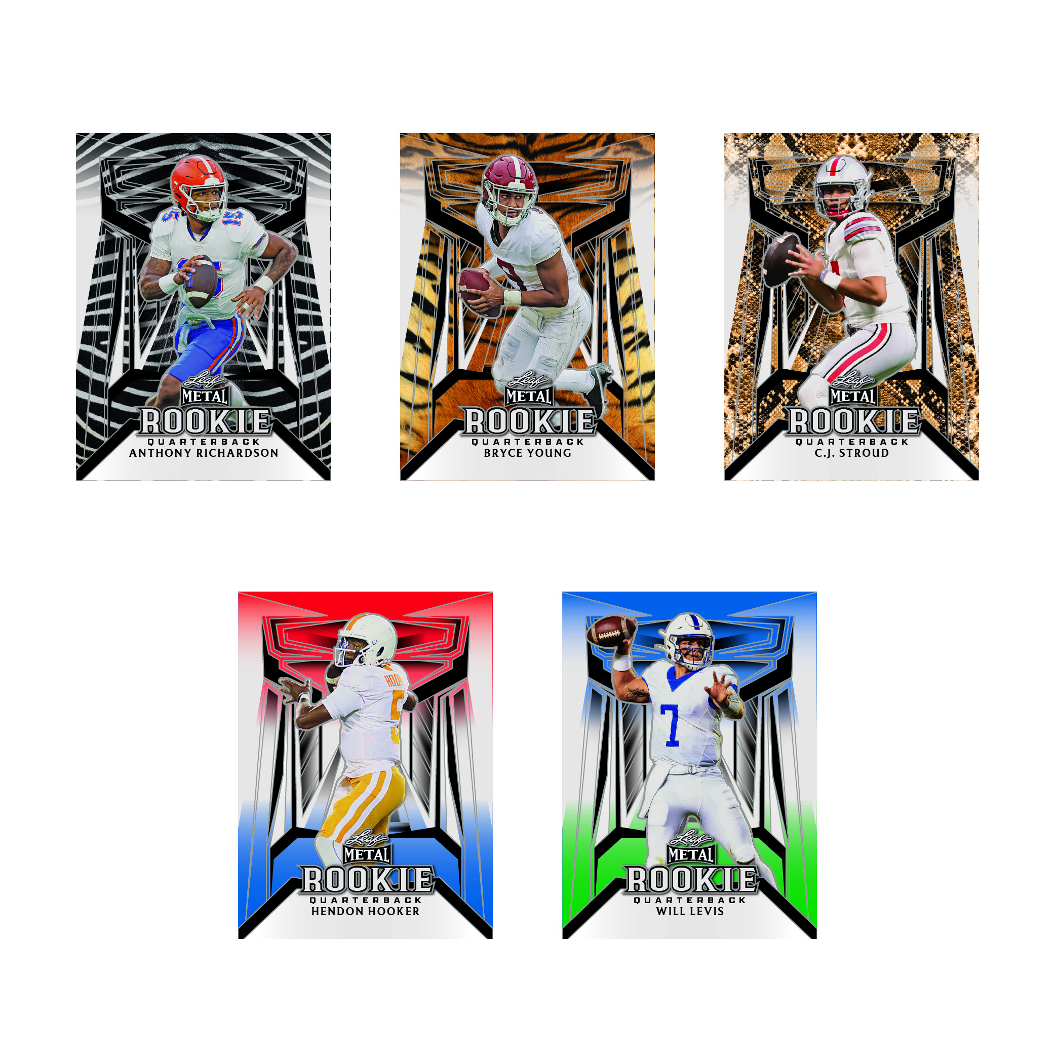 2023 Leaf Metal Rookie Quarterback - Leaf Trading Cards