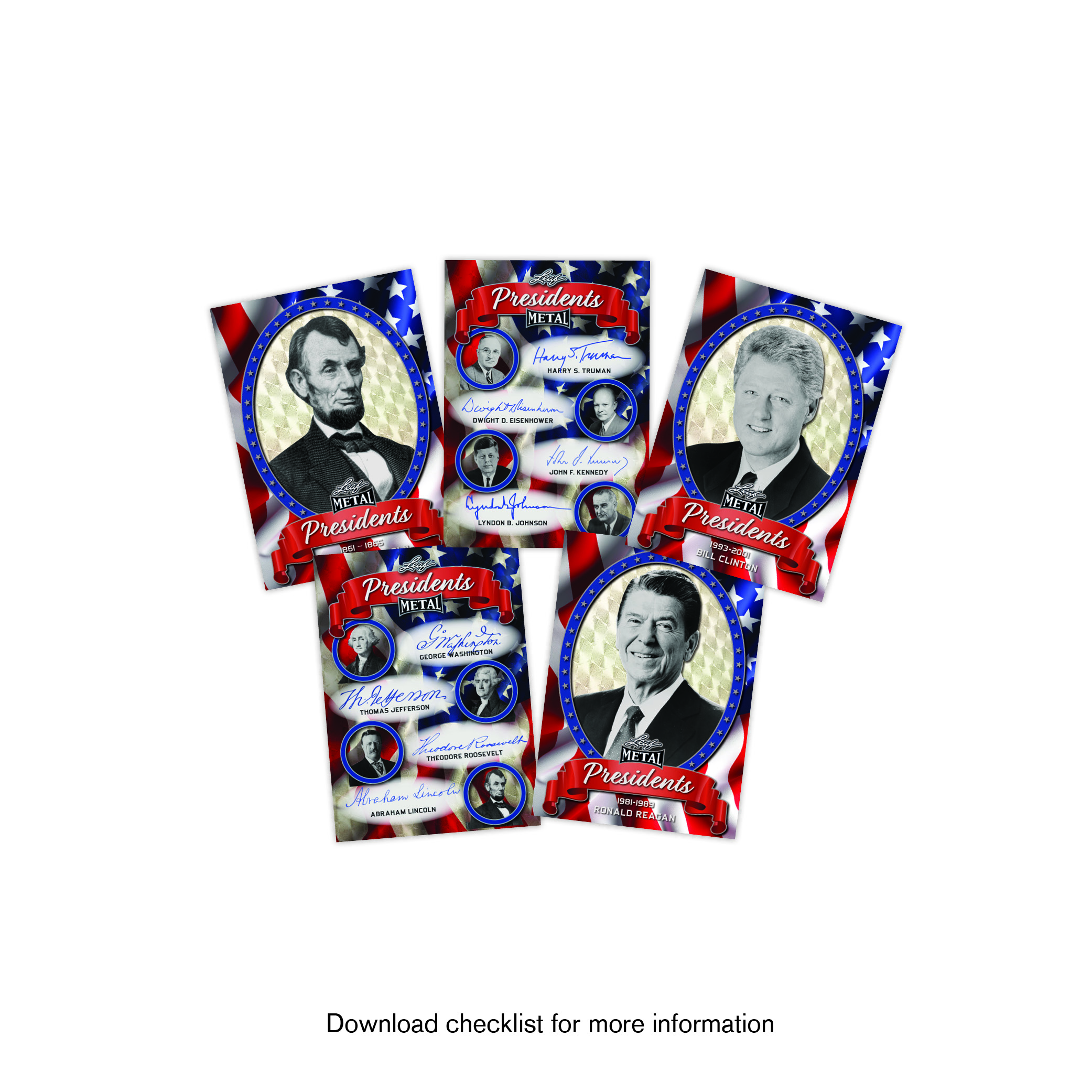 2024 Leaf Metal Presidents Exclusive Set - Leaf Trading Cards