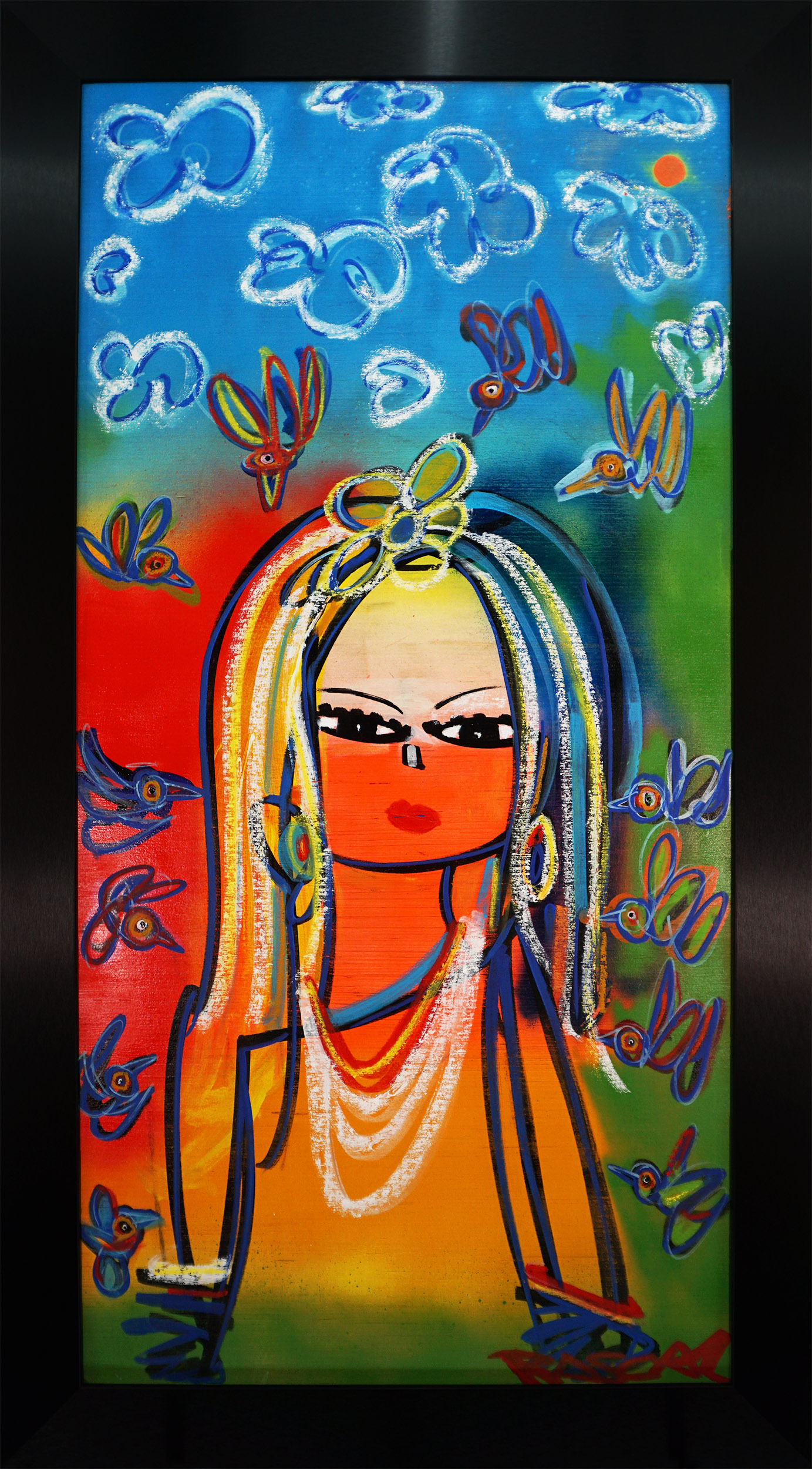 Rascal | Beauty in the Clouds | Mixed Media Art