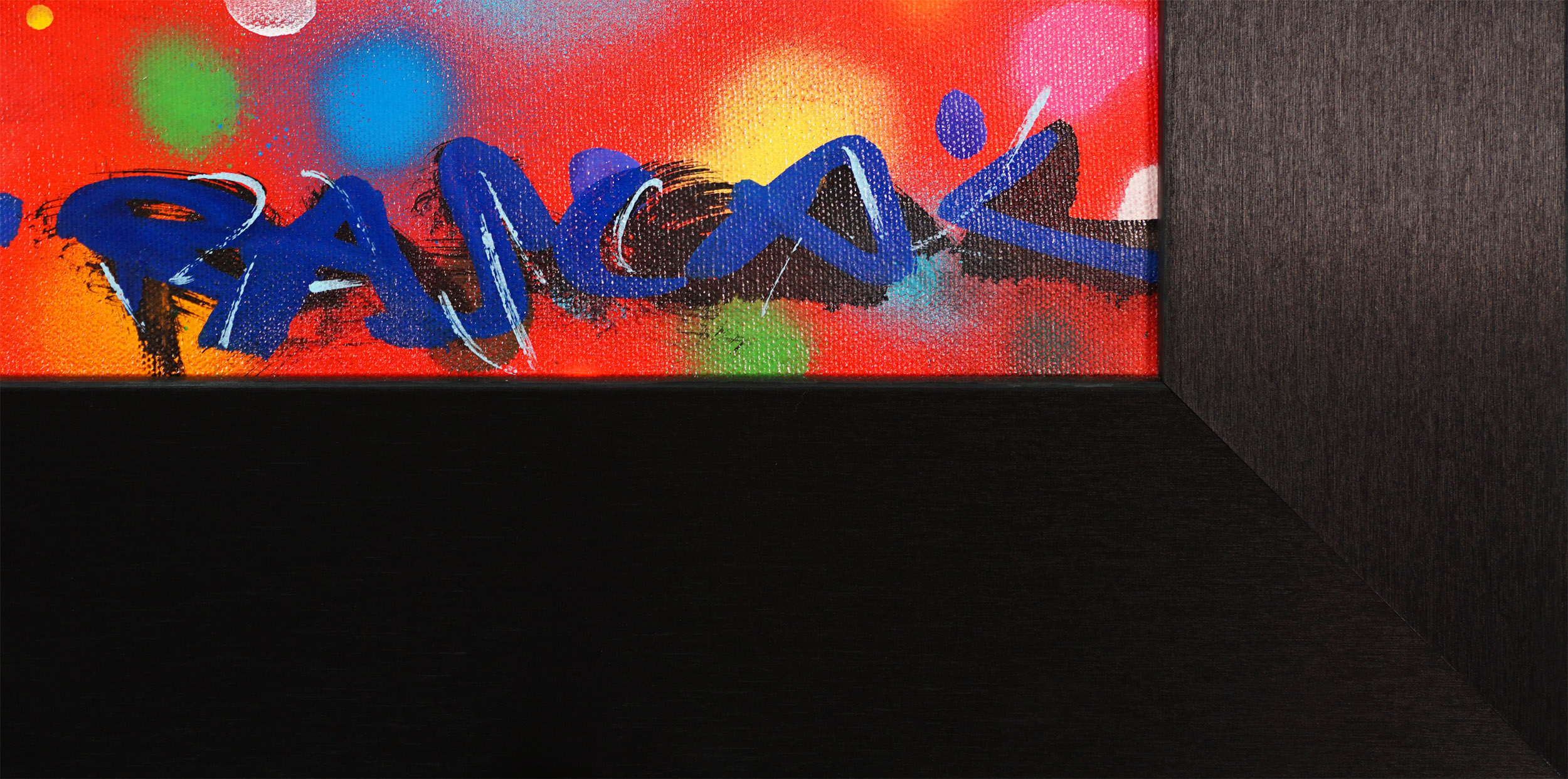 Rascal | Red Zen | Mixed Media Art