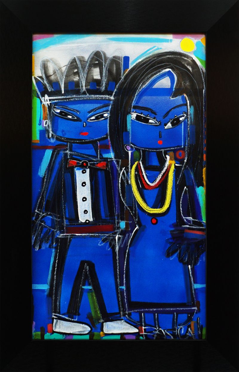 Rascal | King and Queen | Mixed Media Art