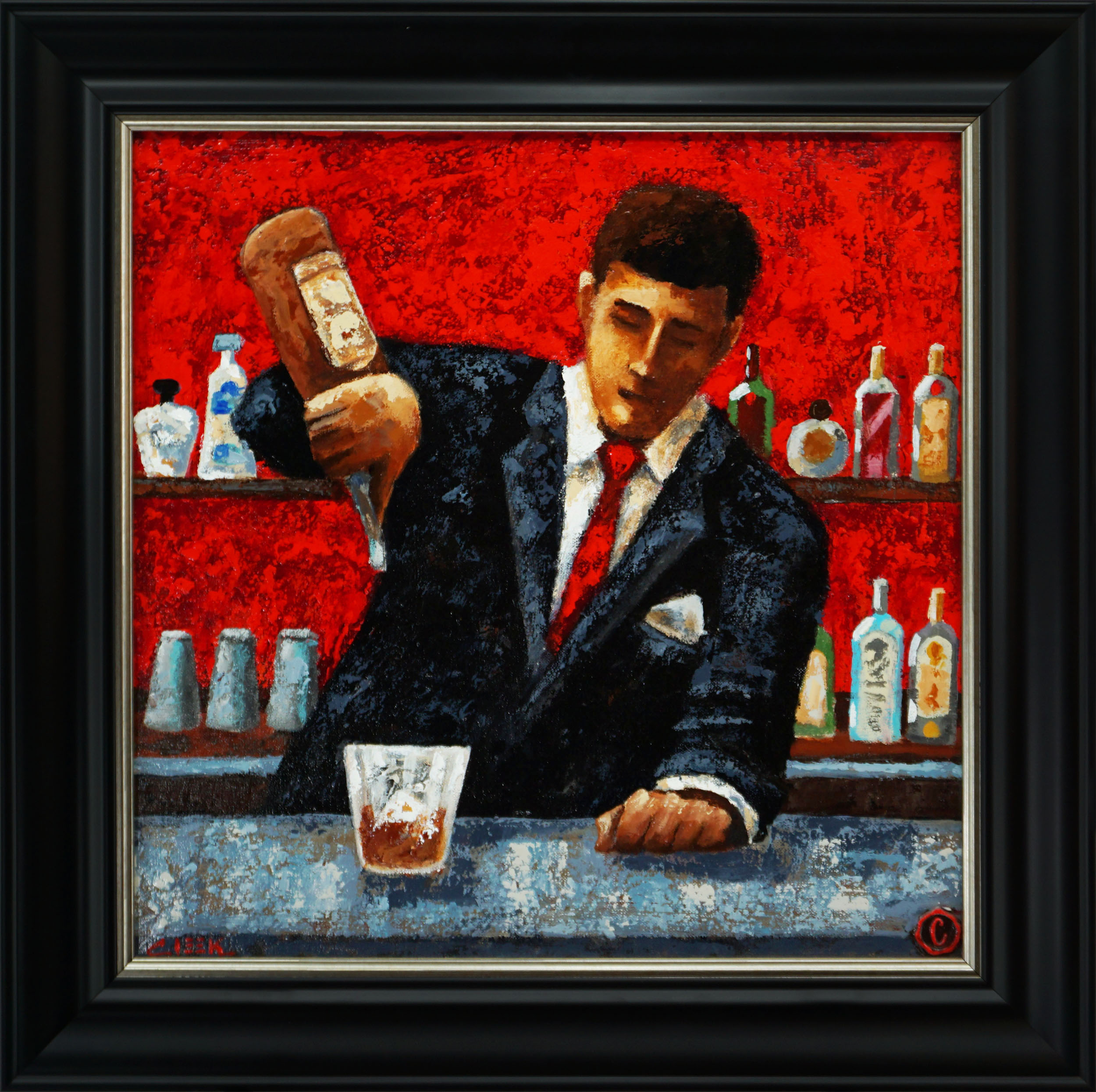 Scott Cleek | Make it a Double | Acrylic Painting