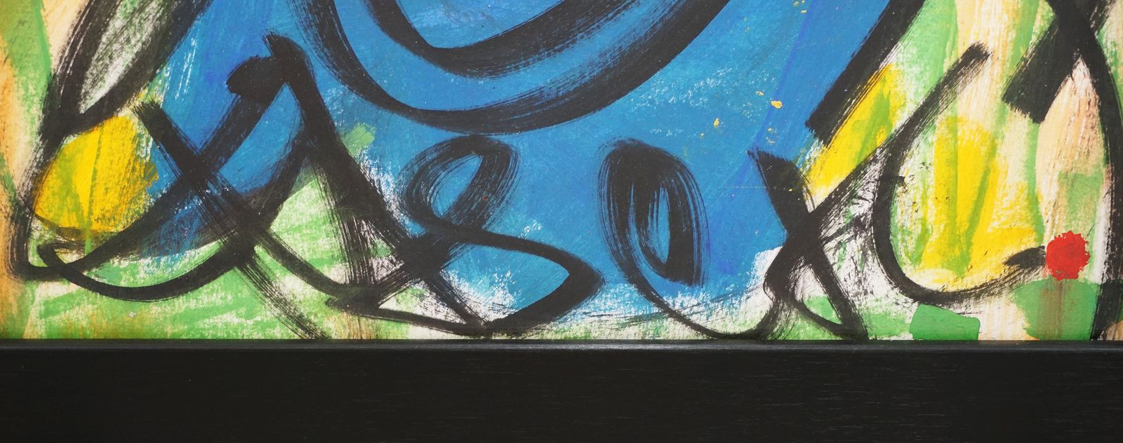 Rascal | Blue Mask | Mixed Media Art