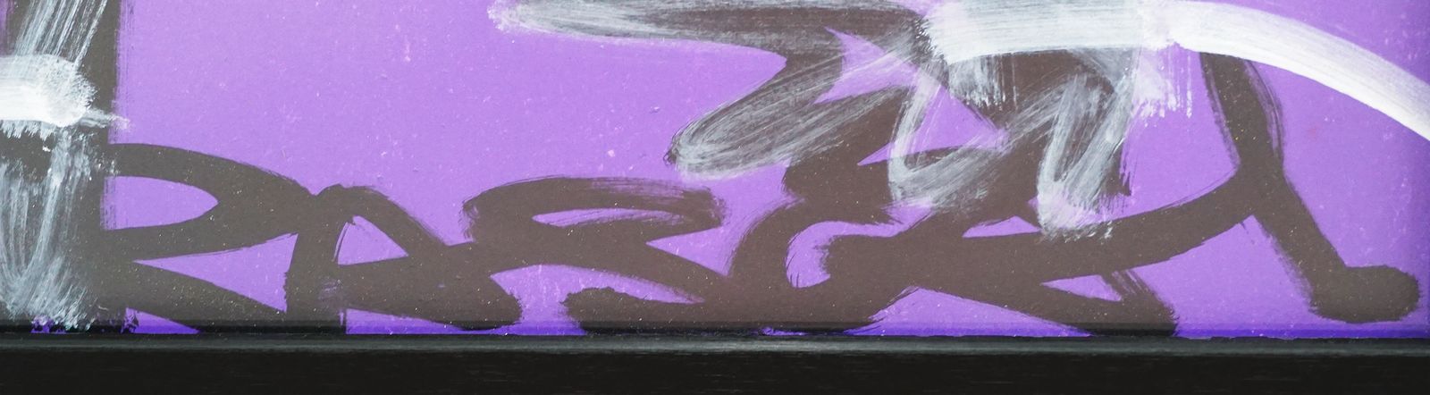 Rascal | Purple Rain | Mixed Media Art