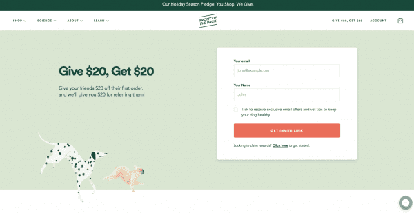 20 Referral Landing Page Examples for Your Inspiration