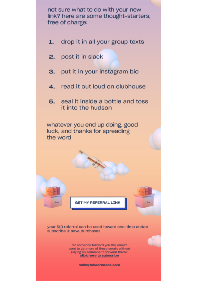 20 Examples Of Beautiful Referral Email Design