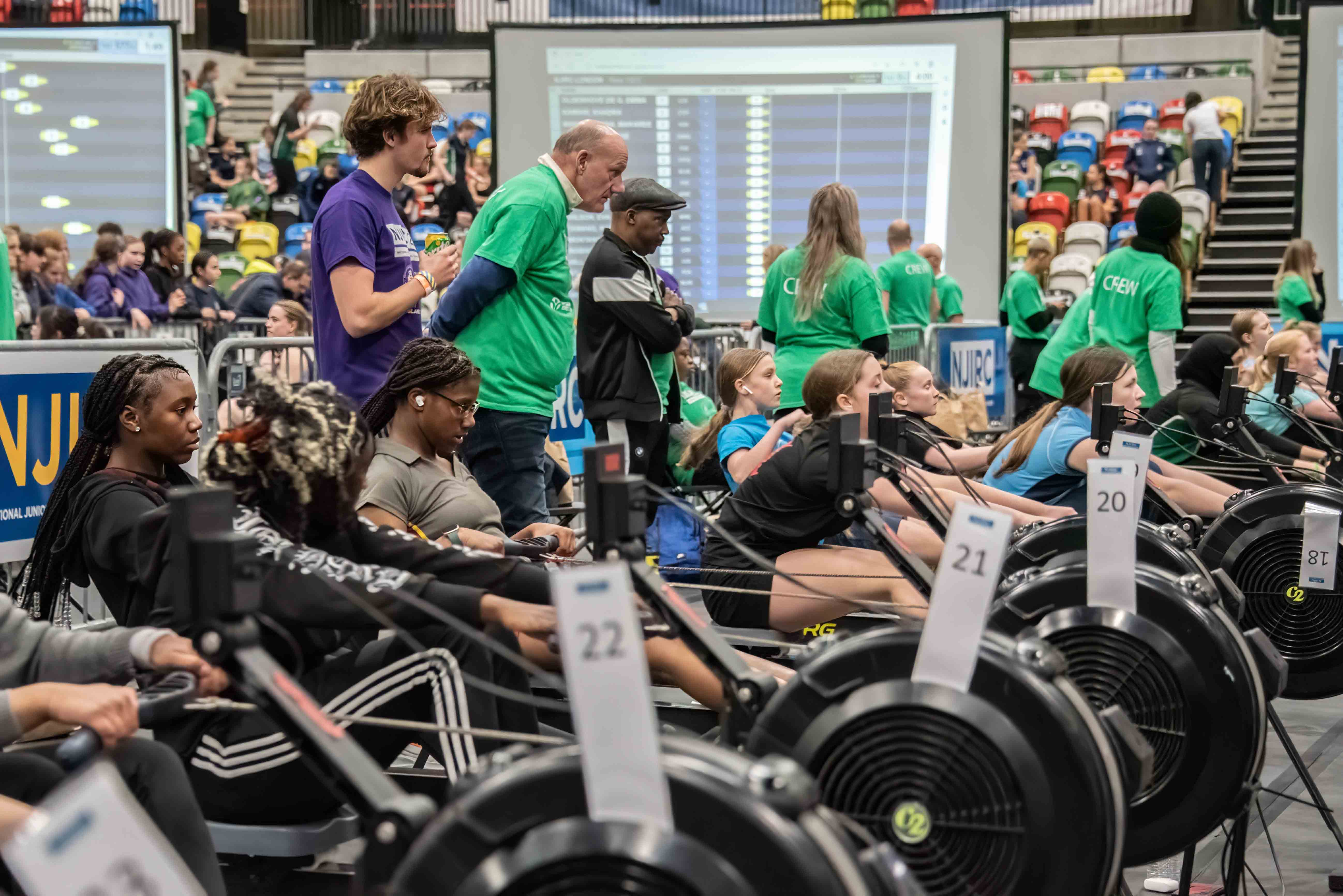2,800 young people take part in world-leading indoor rowing event
