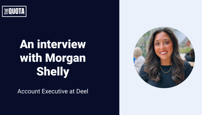 An interview with Morgan Shelly, an account executive at Deel, an all ...