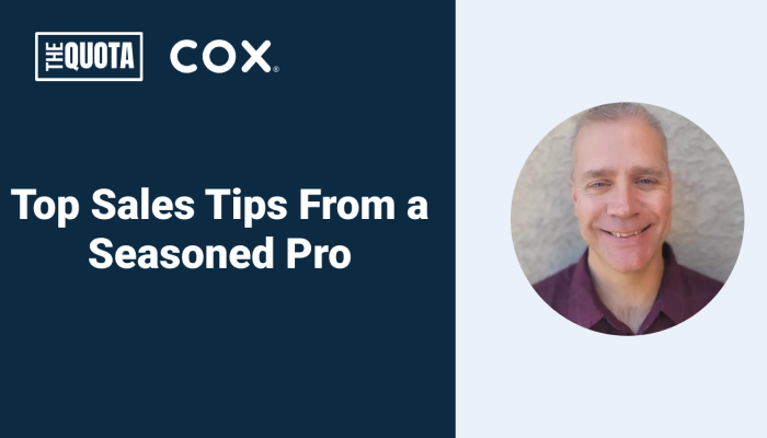 Top Sales Tips From a Seasoned Pro