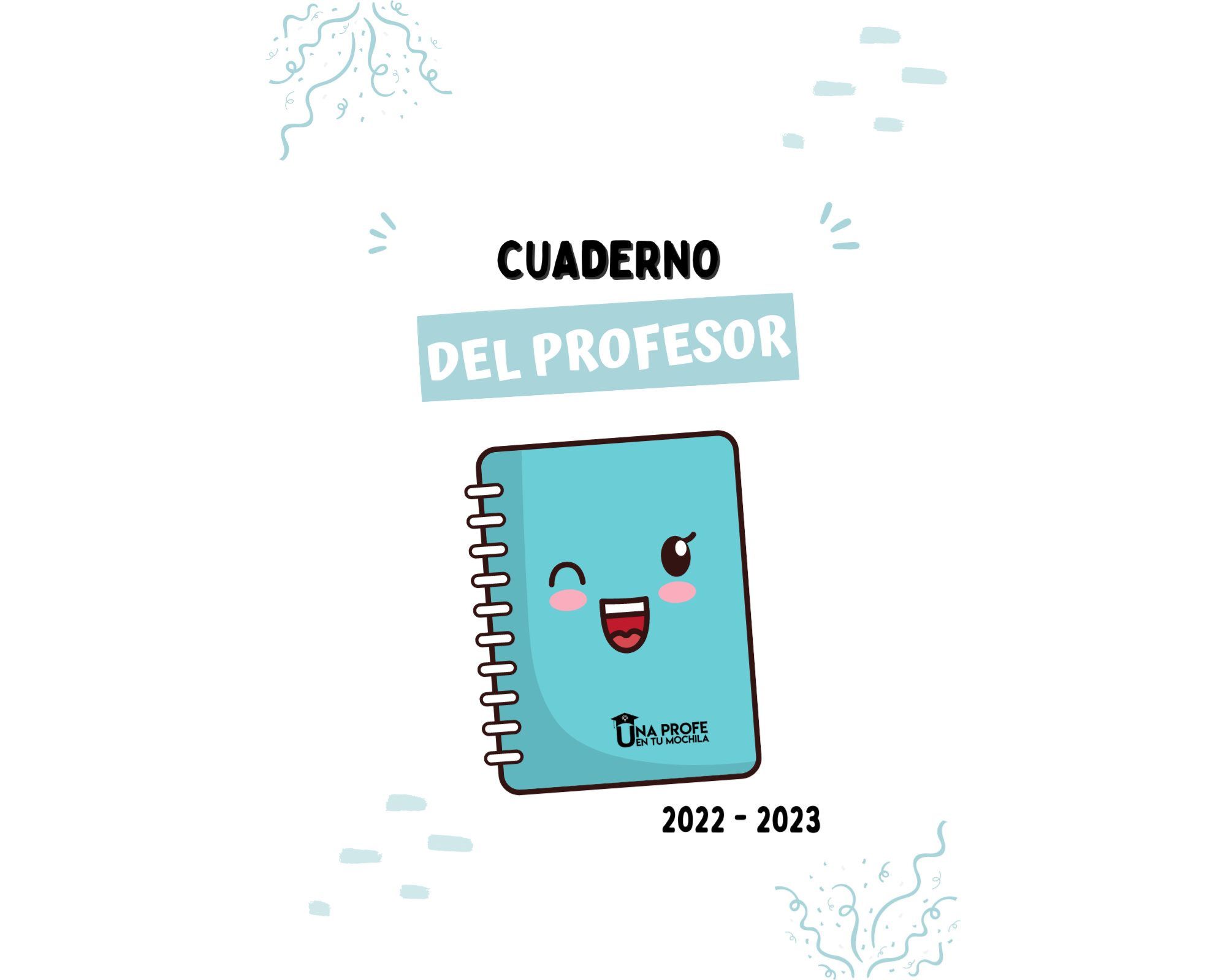 Cuaderno del profesor 2022/2023 | Una profe en tu mochila