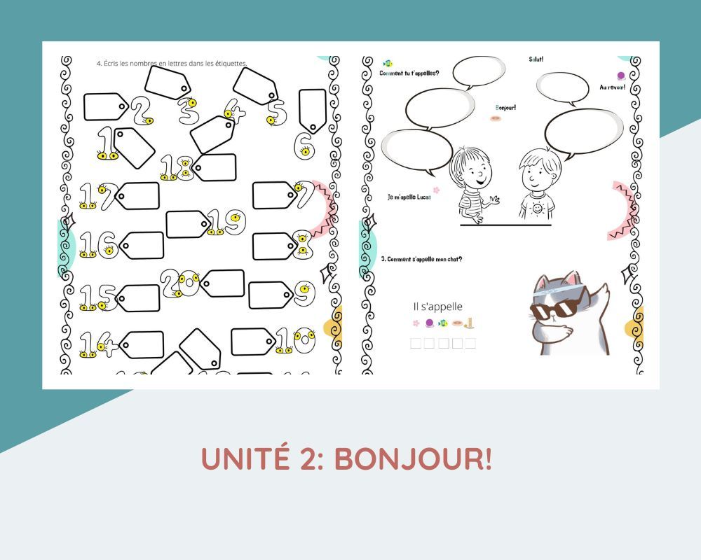 Ejercicios de Francés. Cuadernillo completo de actividades. | Una profe ...