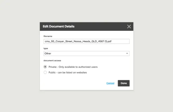 Document Uploads & Sharing — Rex Software