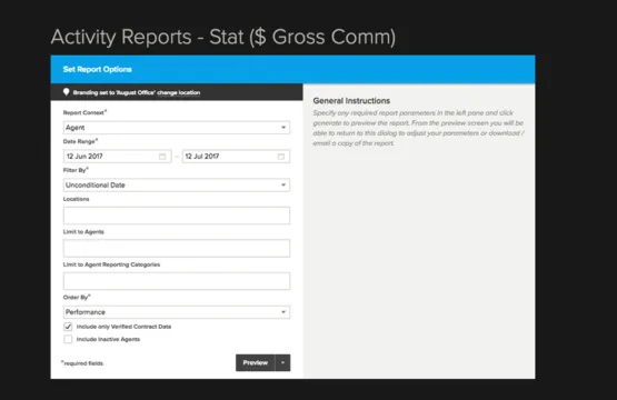 Performance Reports — Rex Software
