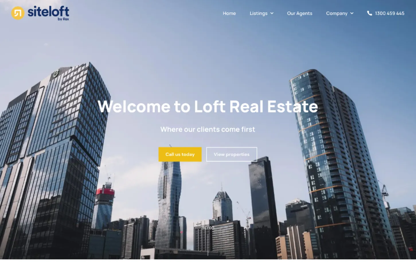 Real Estate Website Design — Rex Software
