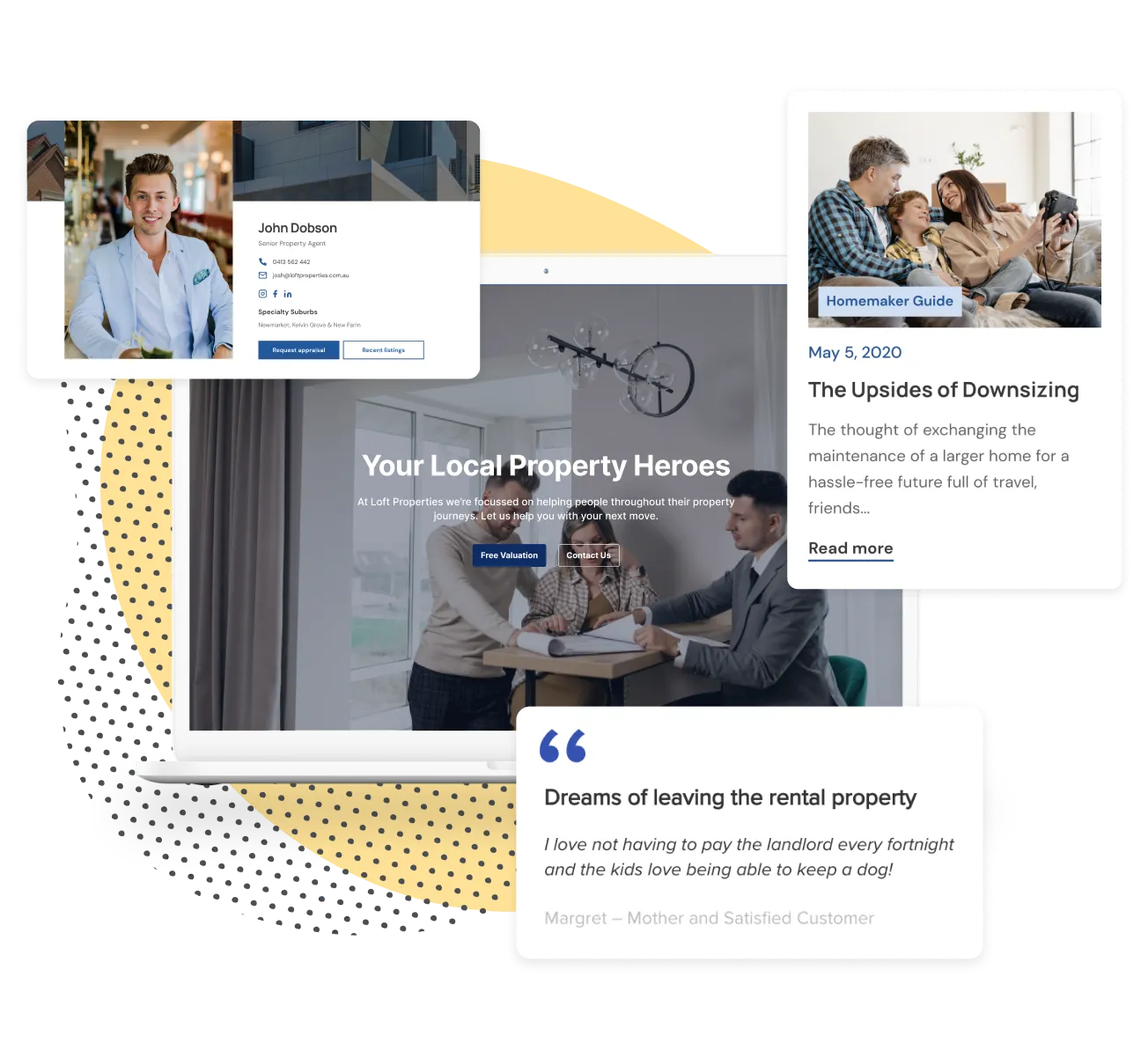 Real Estate Website Design — Rex Software