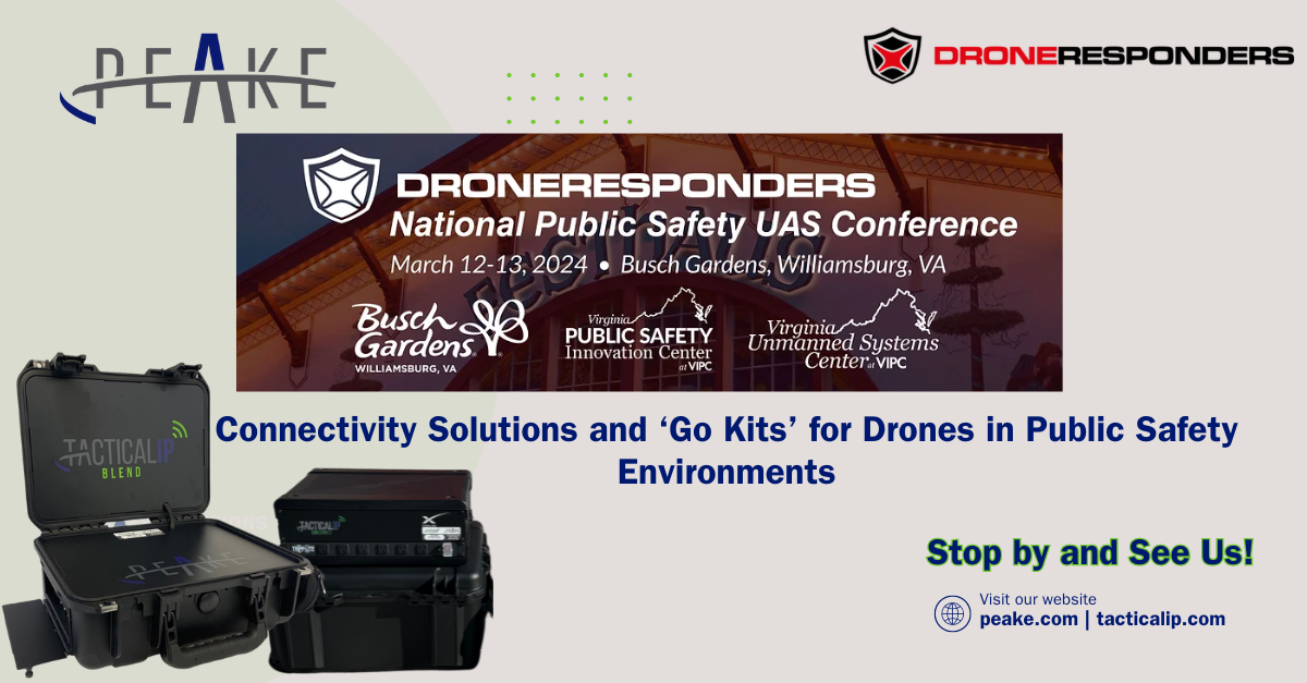 Peake | PEAKE to exhibit at the National Public Safety UAS Conference