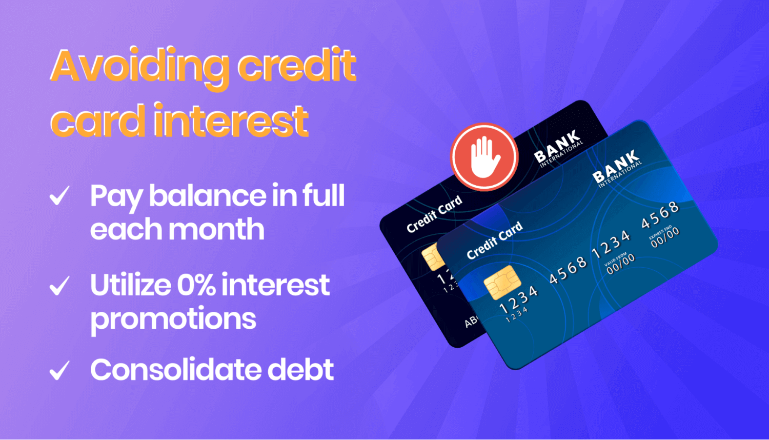 How to Avoid Interest on Credit Cards - Kudos Blog