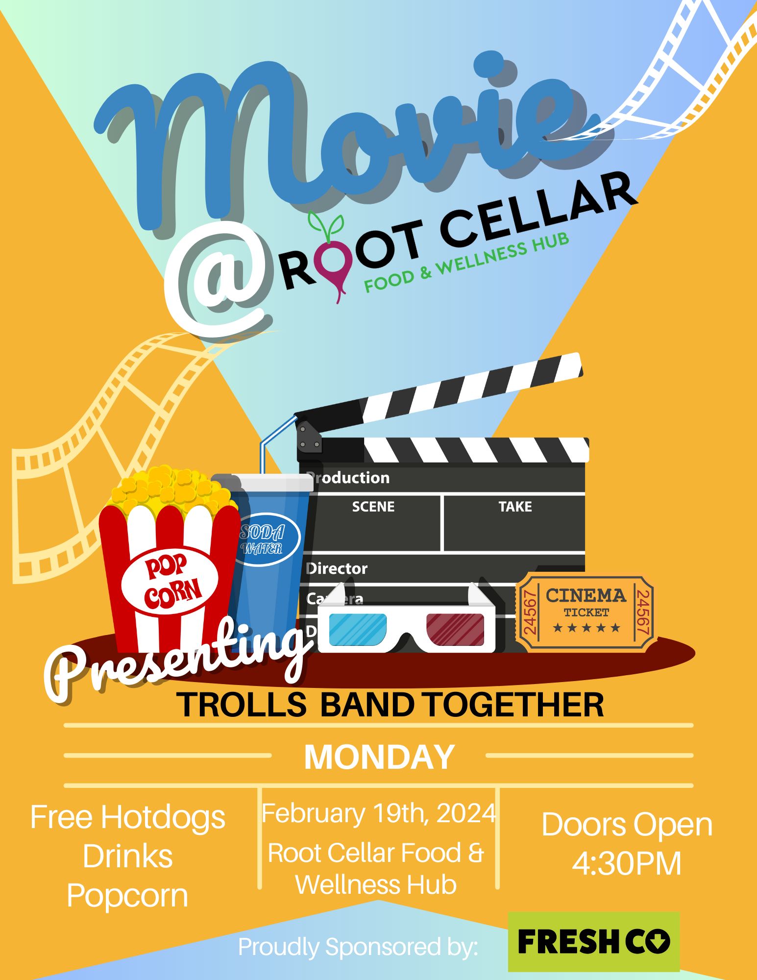 Movie @ Root Cellar | Event Listing | Tourism Medicine Hat